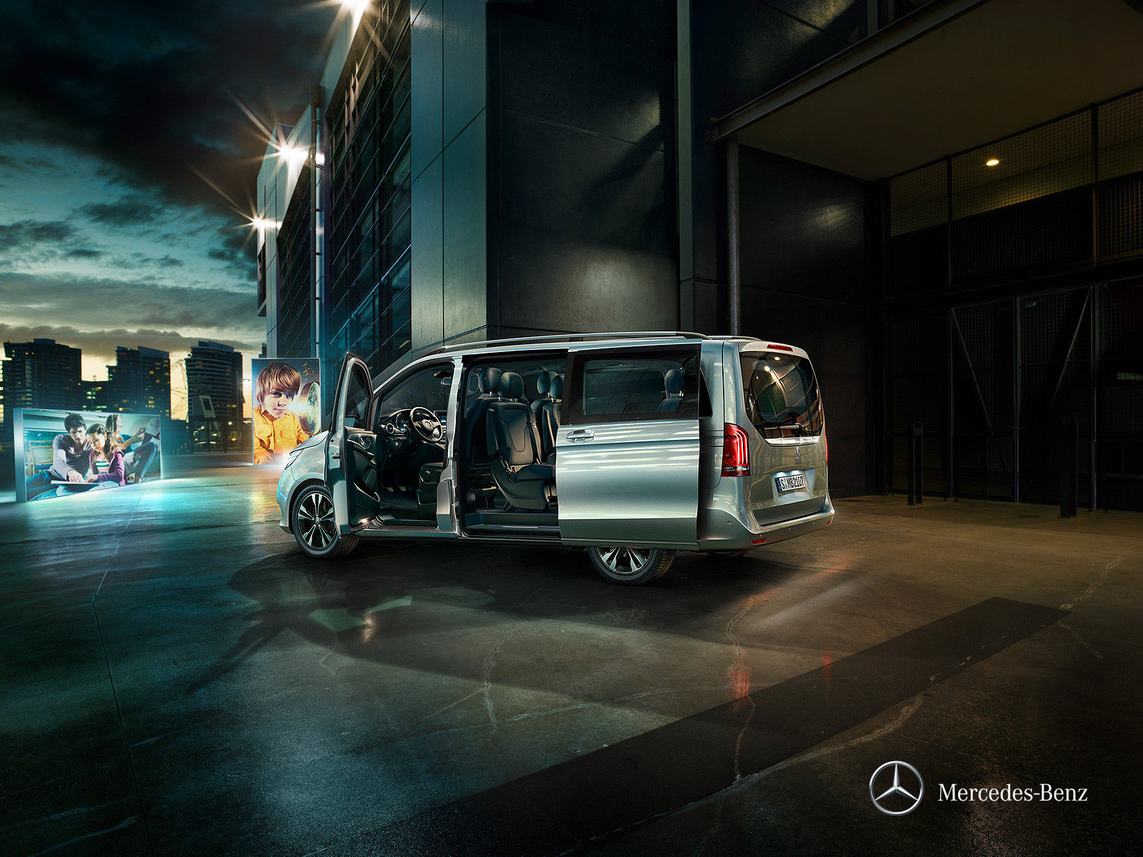Mercedes Benz V-Class previewed at the showroom
