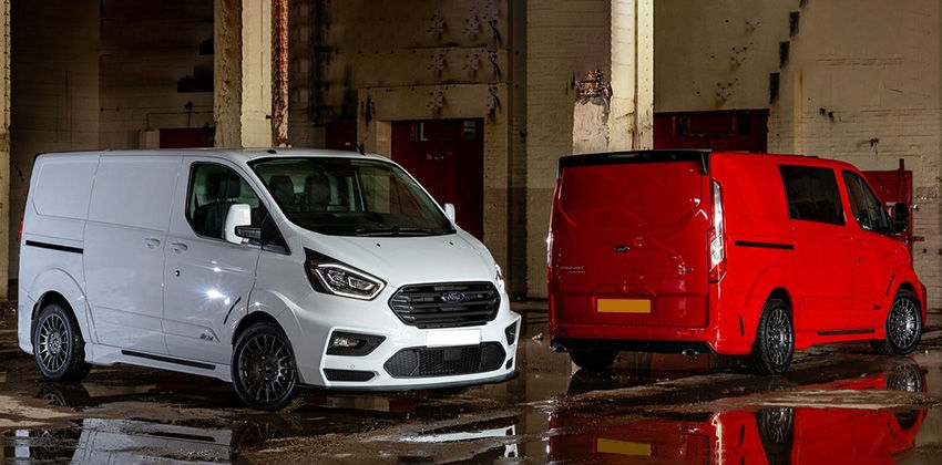 Diesel-powered Ford Transit gets a rally-inspired design