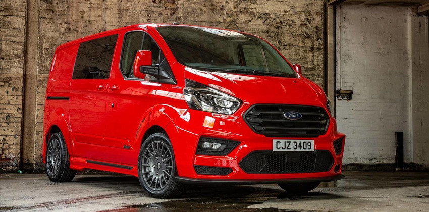 Diesel-powered Ford Transit gets a rally-inspired design