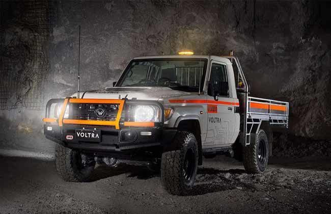 This pure electric Toyota Land Cruiser is designed to go anywhere