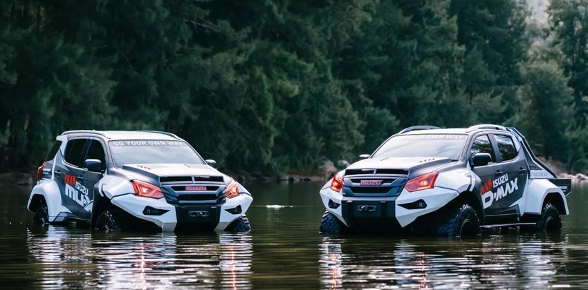 Isuzu stages extreme off-roading