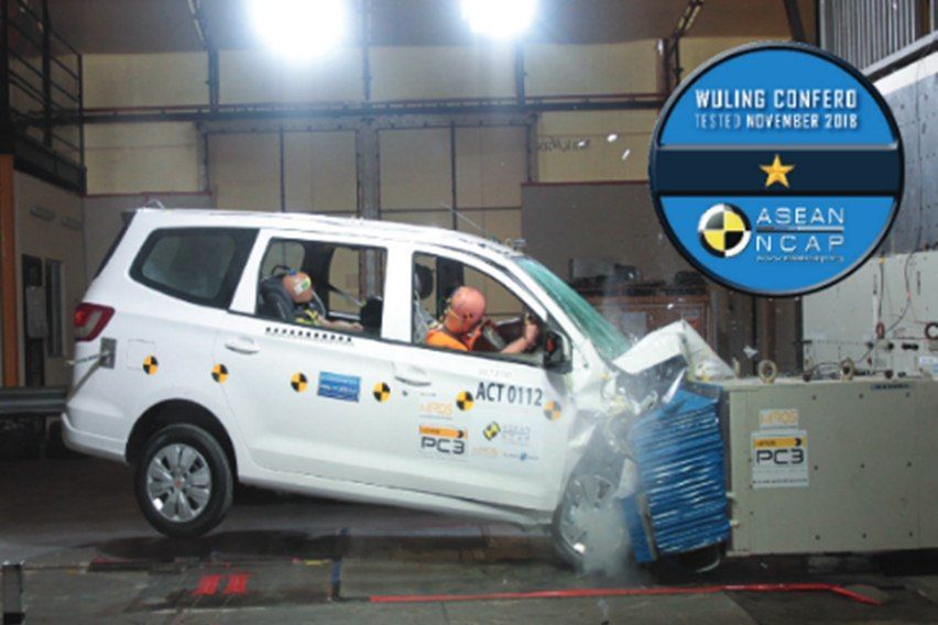 Wuling Confero Cuma Dapat 1 Bintang ASEAN NCAP Simak Video dan Rinciannya