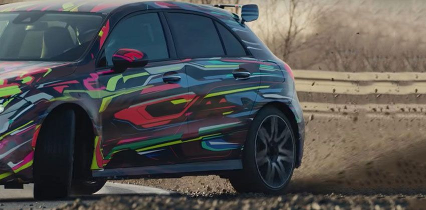 Mercedes-AMG A 45’s new teaser video revealed just before Christmas
