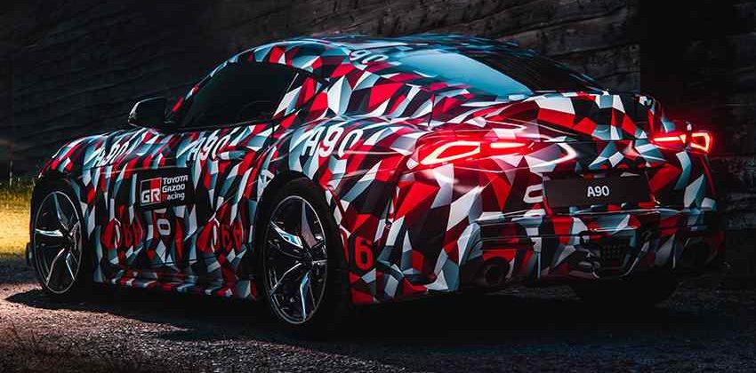 2020 all-new Toyota Supra rear view leaked ahead of the debut