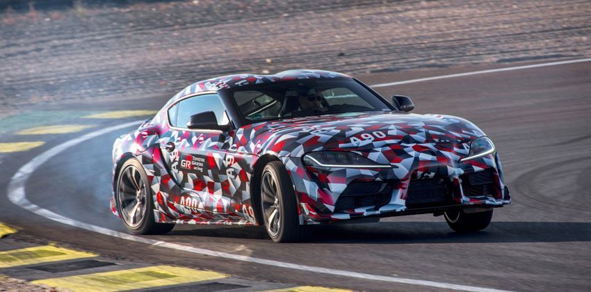 2020 all-new Toyota Supra rear view leaked ahead of the debut