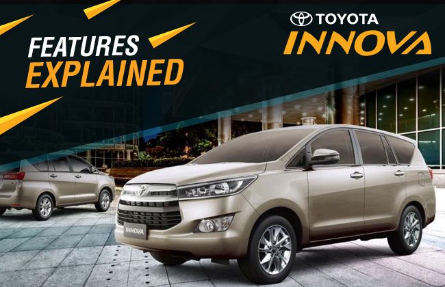 Toyota Innova - Features explained