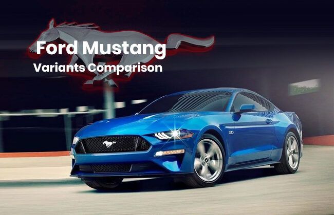 Ford Mustang - Variants comparison | Zigwheels