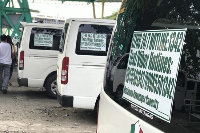 UV Express units return to ply 47 routes starting today