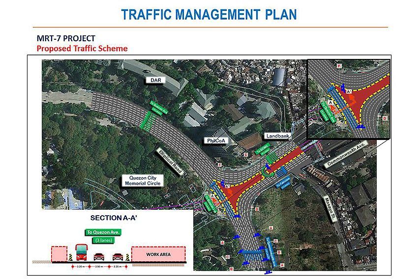 QC, MMDA implement traffic scheme on Elliptical Road