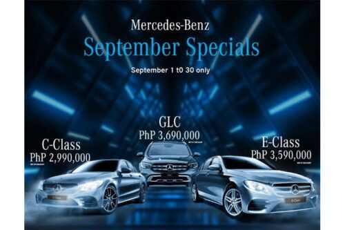 September specials on select Mercedes-Benz units
