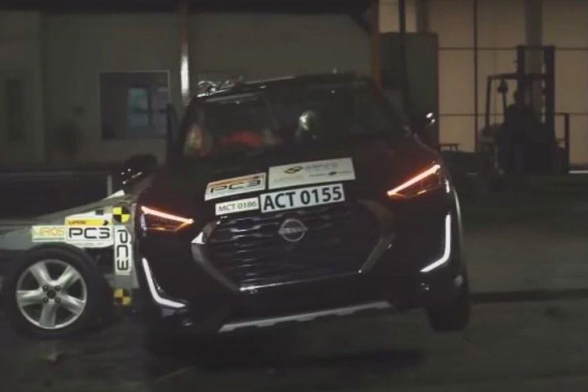 ASEAN NCAP awarded a four-star rating to the Nissan Magnite