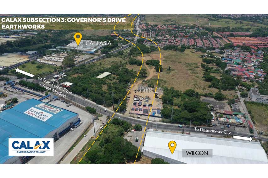 CALAX Subsection 5 in Silang now 93% complete