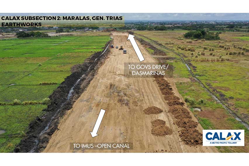 CALAX Subsection 5 in Silang now 93% complete