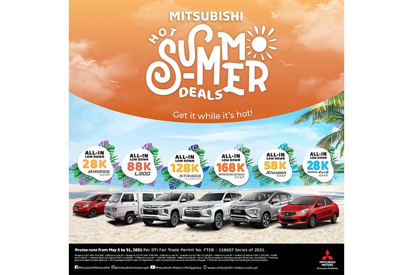Mitsubishi PH announces extension of ‘Hot Summer Deals’ promo