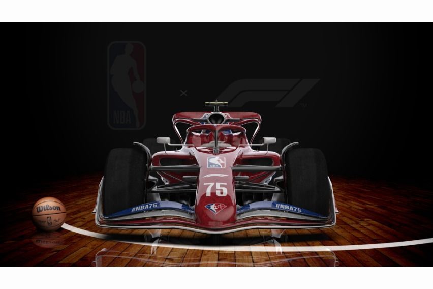 NBA-themed F1 cars to mark NBA 75th anniversary at 2021 United States GP