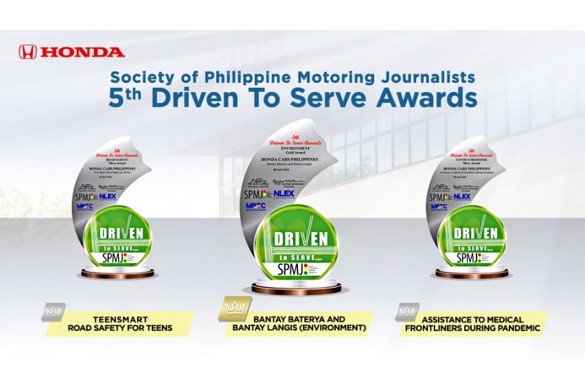 Honda PH recognized for CSR projects at 5th Driven to Serve awards