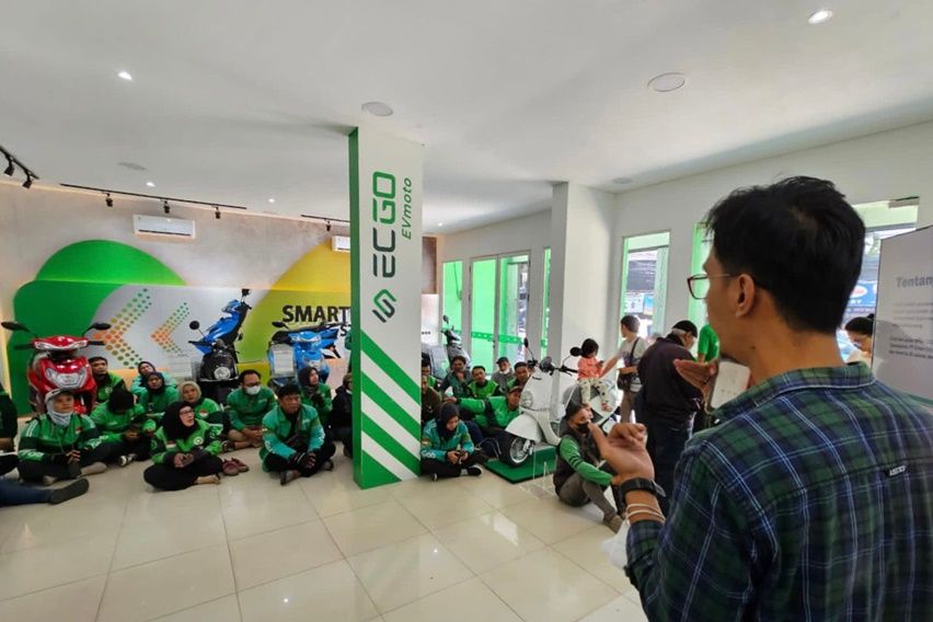 Tanpa Syarat Sulit dan Batasan Unit, ECGO Kasih Subsidi Rp7 Juta Pembelian Motor Listrik untuk Ojol