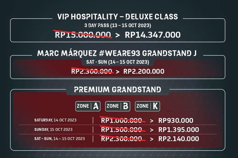 5.000 Tiket MotoGP Mandalika Dijual Mulai Rp604 ribu di Astindo Travel Fair 2023