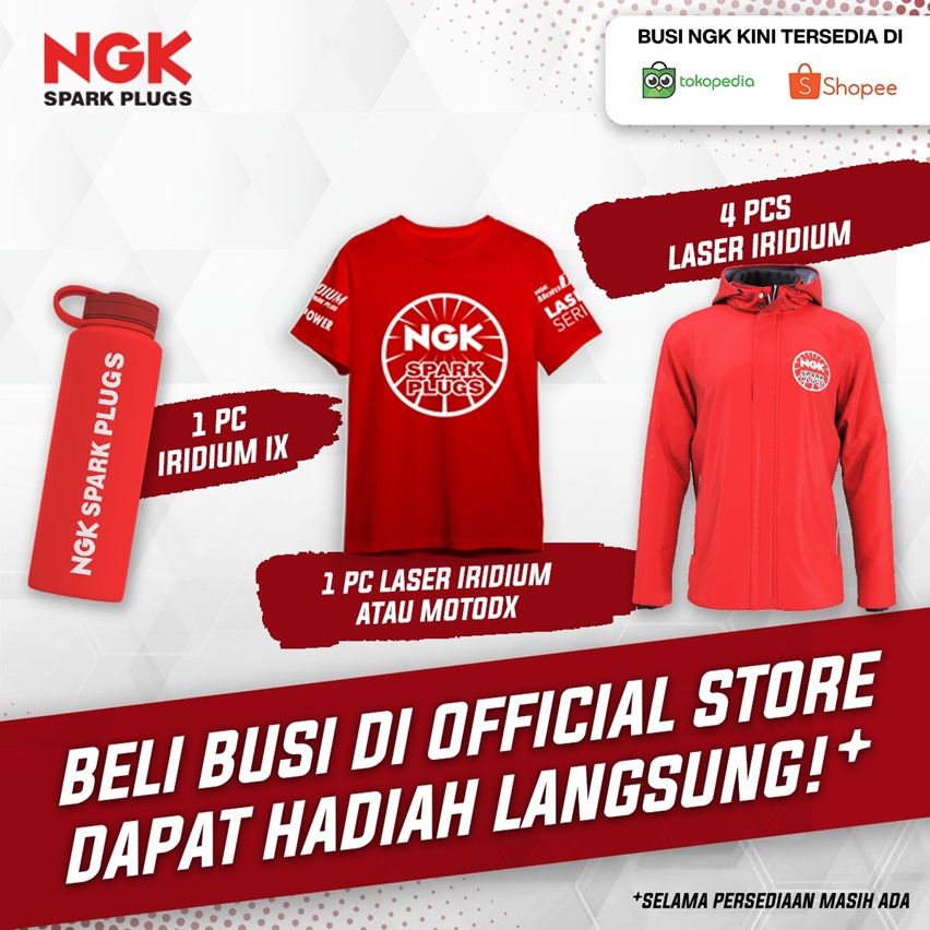 NGK Busi Indonesia Mulai Buka Official Store di Marketplace