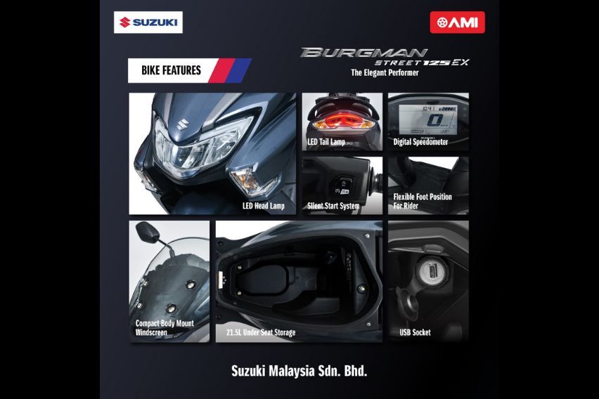 2024 Suzuki Burgman Street EX and Avenis launched in Malaysia