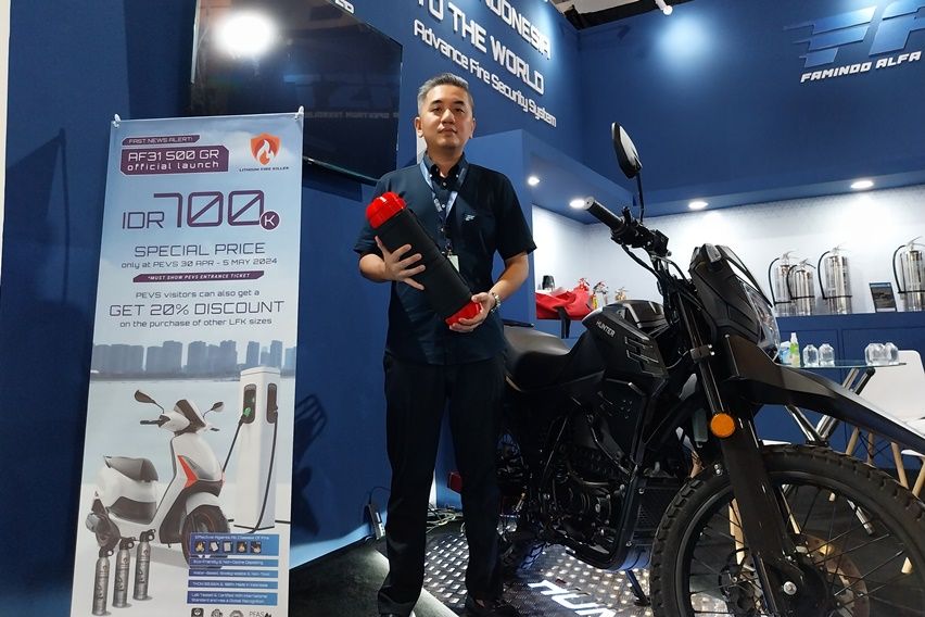 Fast Kenalkan Produk Pemadam Api Baterai Kendaraan Listrik