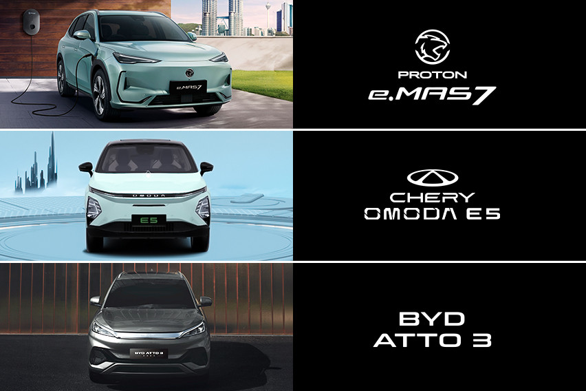 Proton eMAS 7 vs BYD Atto 3 vs Chery Omoda E5: Malaysia’s first EV takes on Chinese rivals