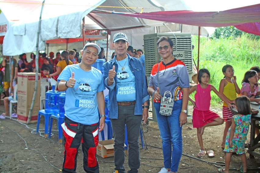 Mitsubishi PH, SSMC stage medical mission in Santa Rosa, Laguna