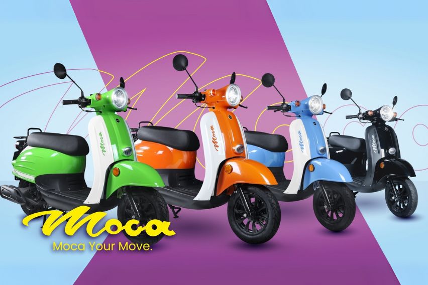 Malaysia gets a new retro-style scooter, the MODA Moca