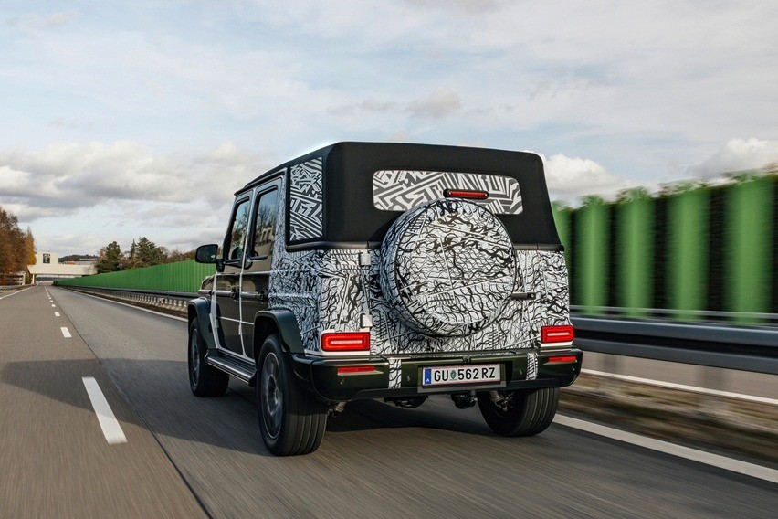 Mercedes-Benz teases upcoming G-Class Cabriolet